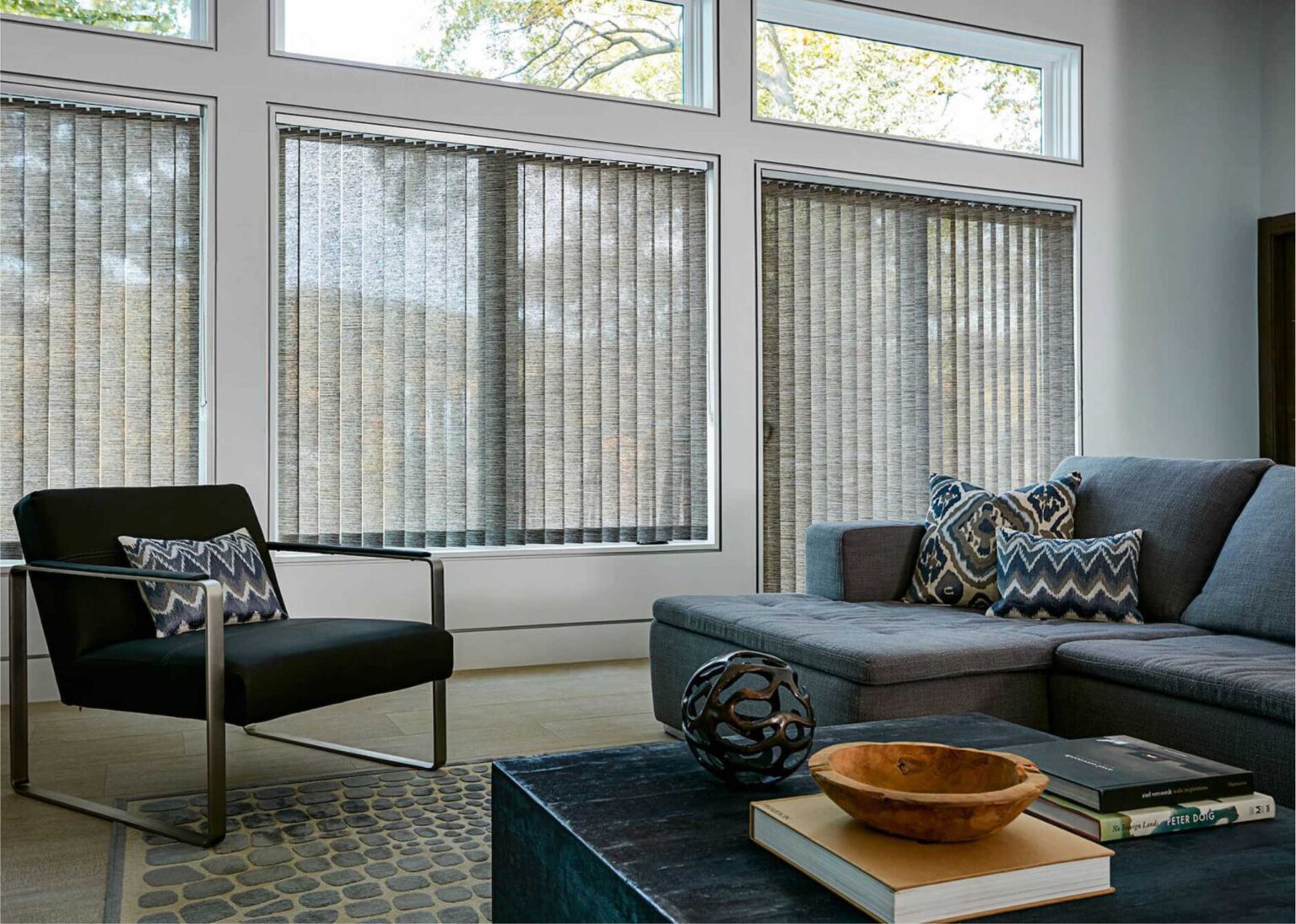 Vertical Blinds – Silver Blinds